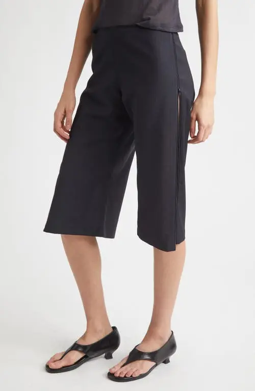 Paloma Wool Lumieti Pinstripe Capri Pants - Dark Grey