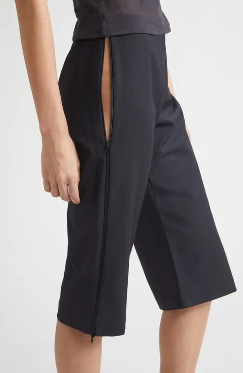 Paloma Wool Lumieti Pinstripe Capri Pants - Dark Grey