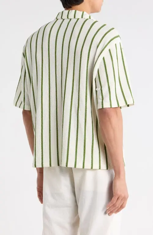 PACSUN Naz Stripe Camp Shirt