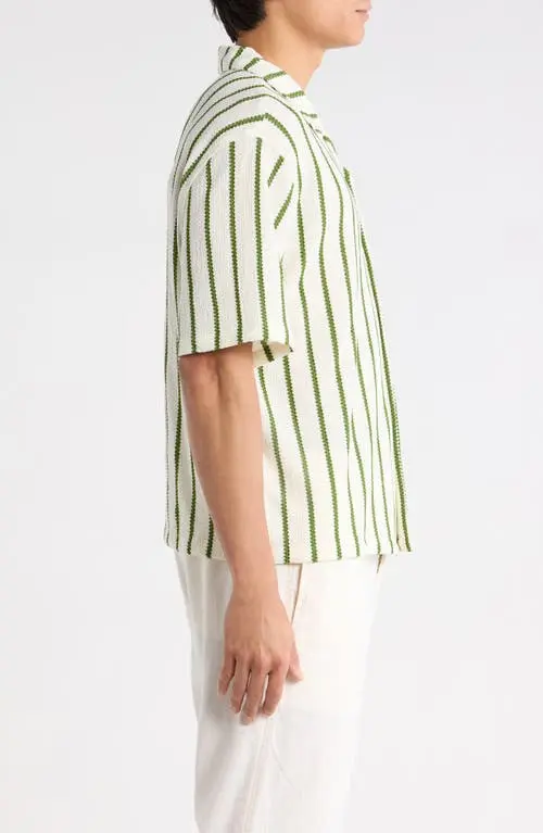 PACSUN Naz Stripe Camp Shirt