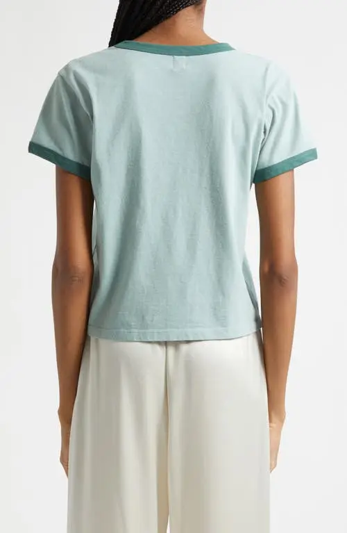 LESET Margo Ringer T-shirt - Eucalyptus/basil
