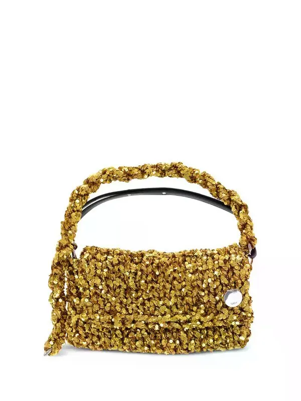 JIL SANDER Sequin-embellished Shoulder Bag