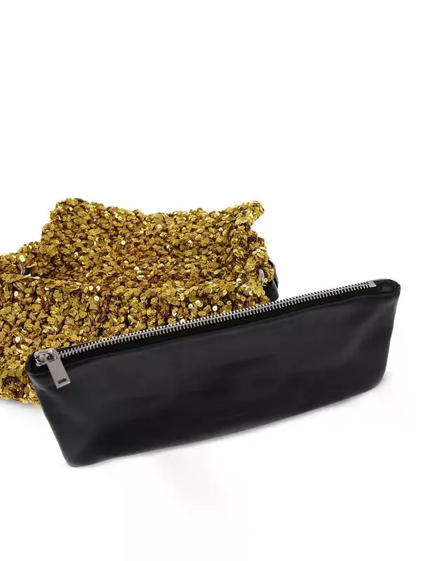 JIL SANDER Sequin-embellished Shoulder Bag