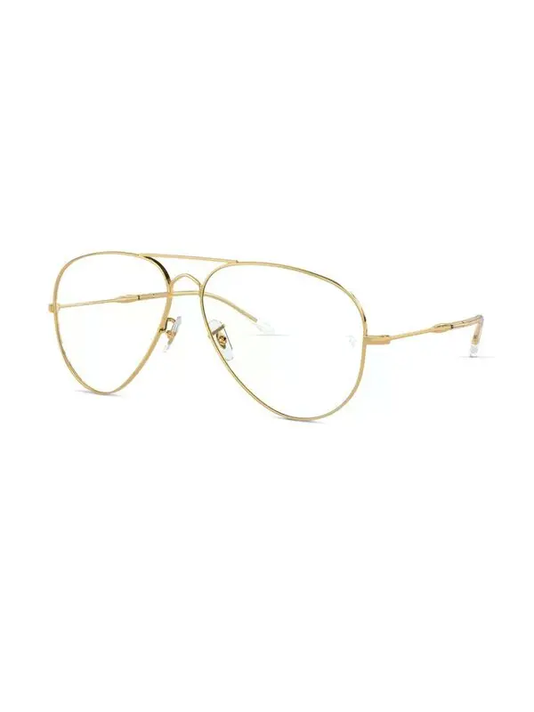 Ray-ban Aviator Glasses - Gold