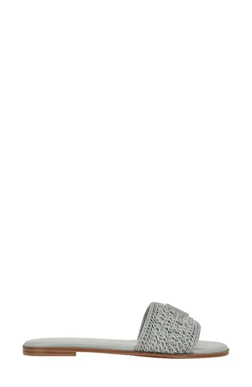 Calvin Klein Kamine Slide Sandal - Light Blue Woven