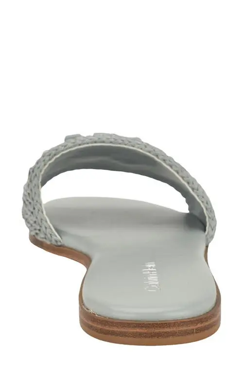 Calvin Klein Kamine Slide Sandal - Light Blue Woven