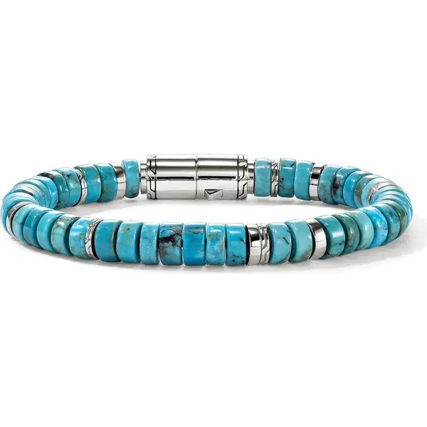 John Hardy Heishi Beaded Bracelet - Silver