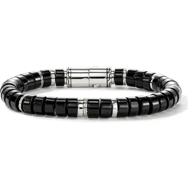 John Hardy Heishi Beaded Bracelet - Silver