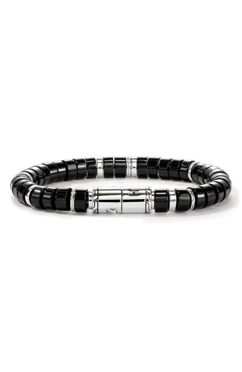 John Hardy Heishi Beaded Bracelet - Silver