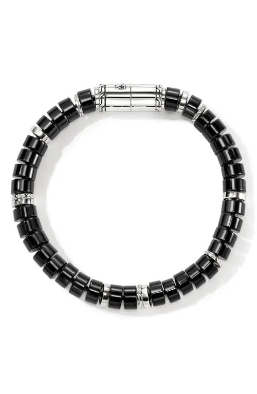 John Hardy Heishi Beaded Bracelet - Silver