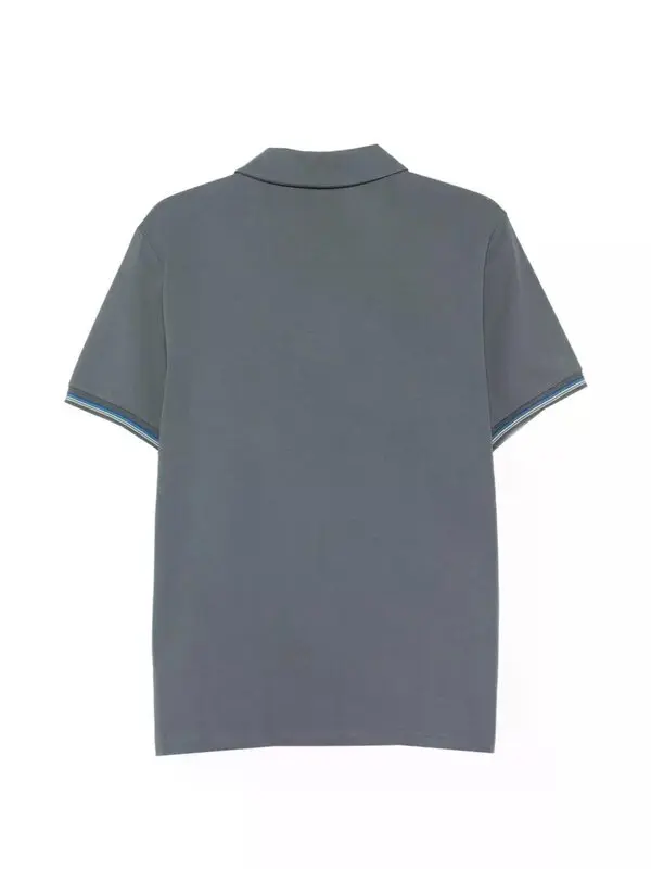 Paul Smith Striped-detail Polo Shirt - Blue