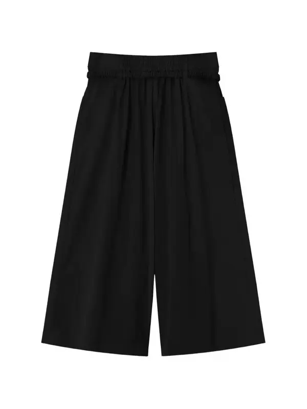 MUSIUM DIV. Pleated Tie Trousers - Black