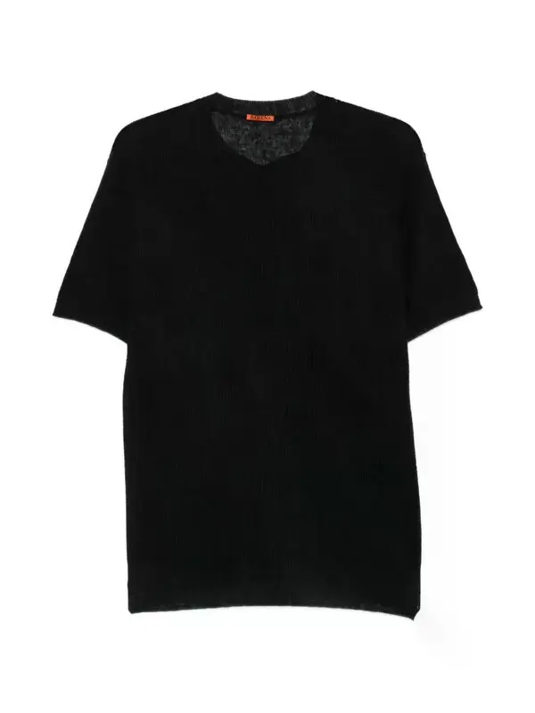 Barena Venezia V-neck Rib Knit T-shirt