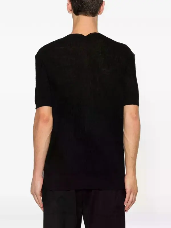 Barena Venezia V-neck Rib Knit T-shirt