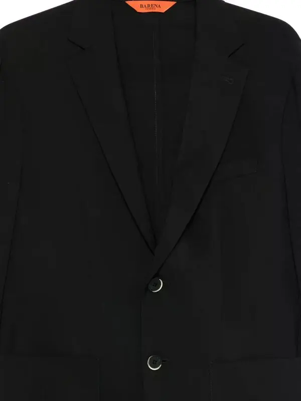 Barena Venezia Borgo Tropical Pocket Blazer - Black