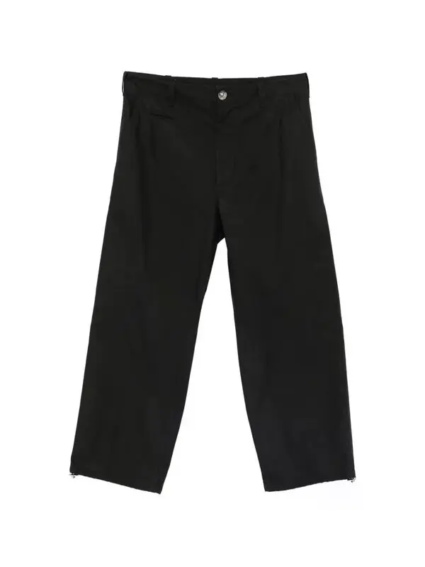 Moschino Button Trousers - Black