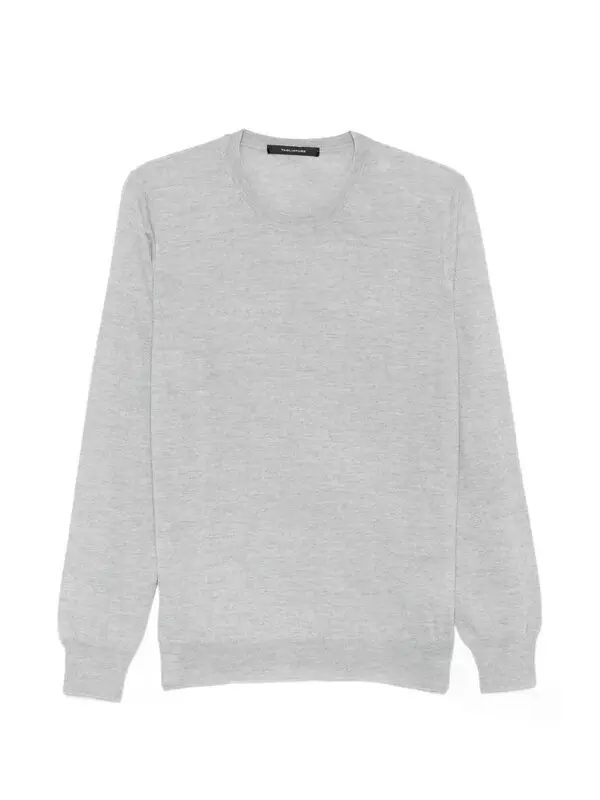 Tagliatore Crew Neck Jumper - Grey