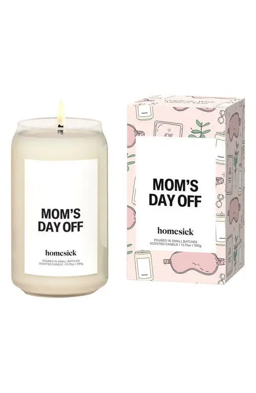 HOMESICK Mom's Day Off Scented Candle - White