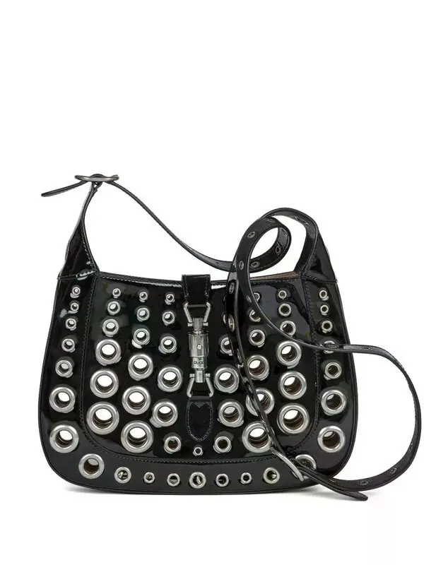 Gucci 1961 Jackie Eyelet Shoulder Bag