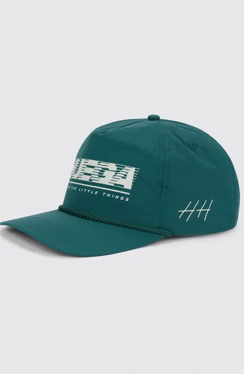 HUEGA HOUSE Tidal Nylon Cap - Forest Green