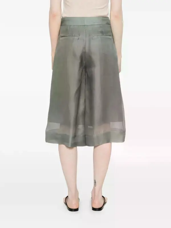 Peserico Bead-trim Cropped Trousers