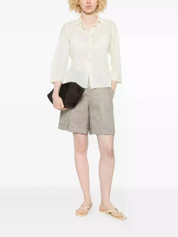 Peserico Ribbed-knit Cardigan - Neutrals