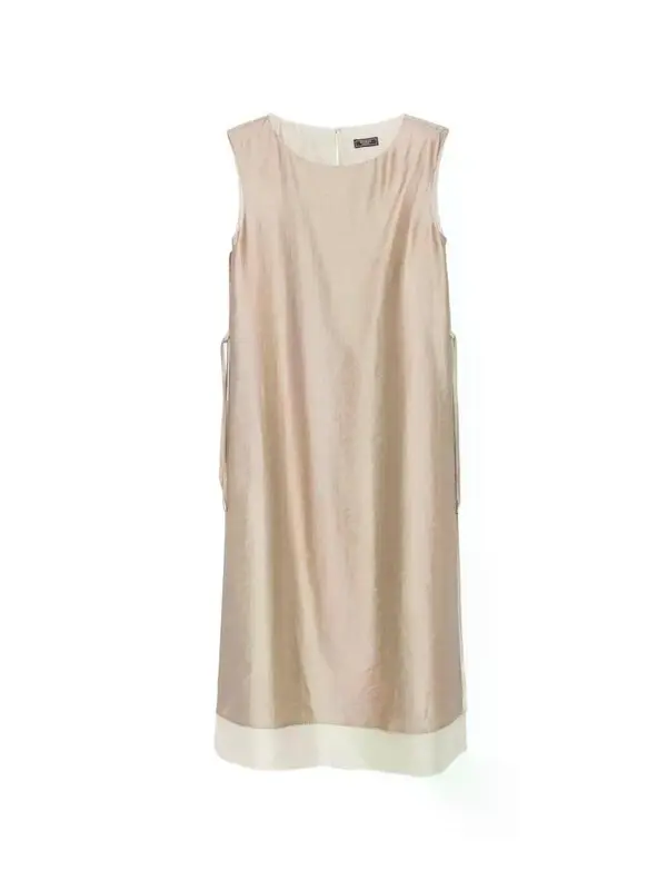 Peserico Sleeveless Midi Dress - Neutrals