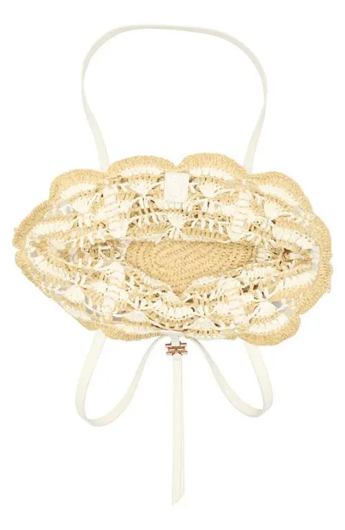 Sam Edelman Laylah Raffia Tote - Ivory
