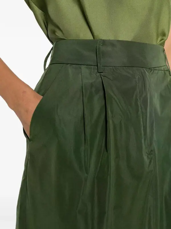 CO.GO Pleated Maxi Skirt - Green