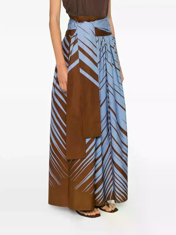 CO.GO Abstract-print Maxi Skirt