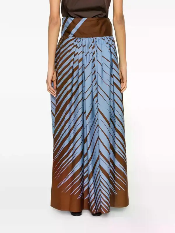 CO.GO Abstract-print Maxi Skirt
