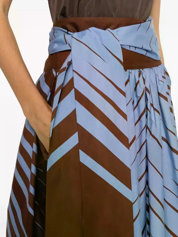 CO.GO Abstract-print Maxi Skirt