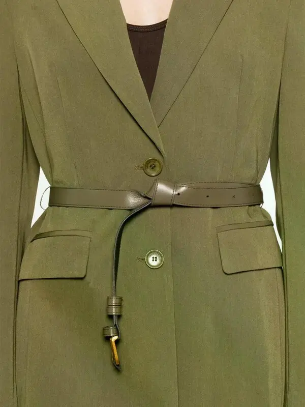 Imperial Belted Single-breasted Blazer