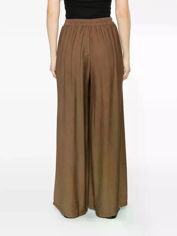 Dixie Pleated Wide-leg Trousers