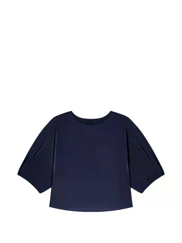 Emporio Armani Puff-sleeve Blouse - Blue