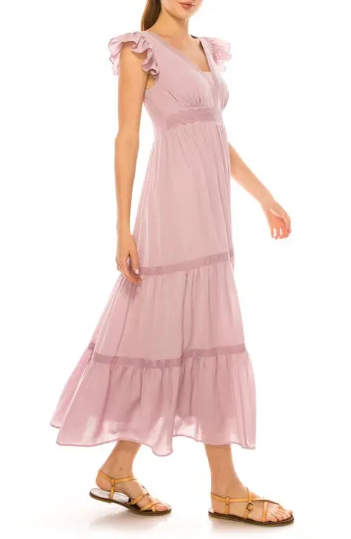 A COLLECTIVE STORY Lace Trim Maxi Dress