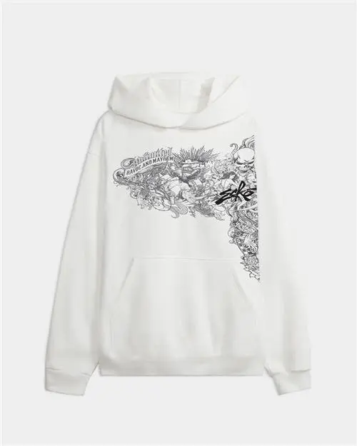 ECKO Pullover Hoodie With Graffiti Design