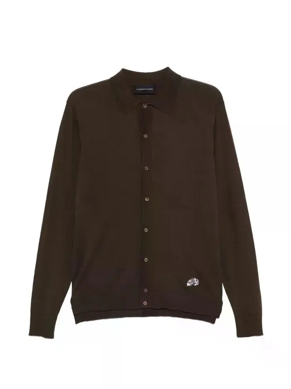 GABRIELE PASINI Buttoned Long-sleeve Cardigan - Brown