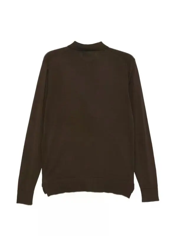 GABRIELE PASINI Buttoned Long-sleeve Cardigan - Brown