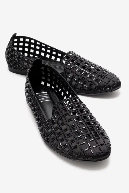 PROLOGUE SHOES Silva Ballet Flat - Black