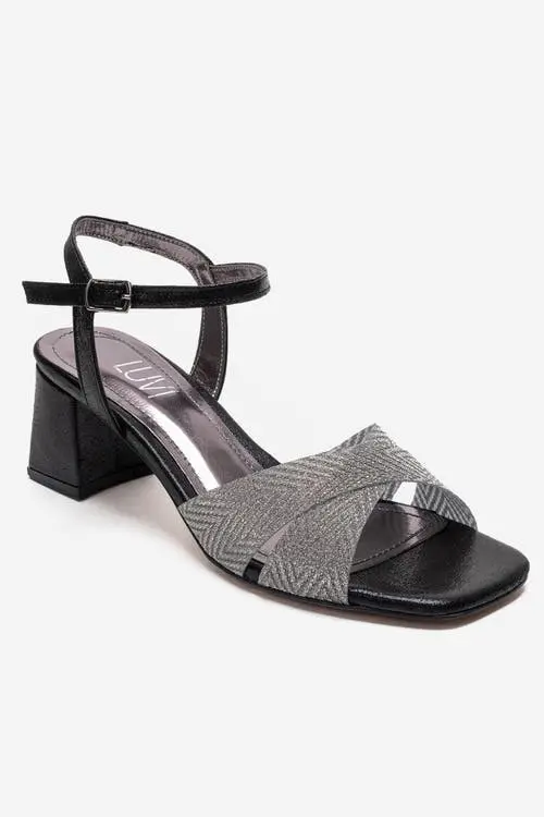 PROLOGUE SHOES Milagro Block Heel Sandal - Black