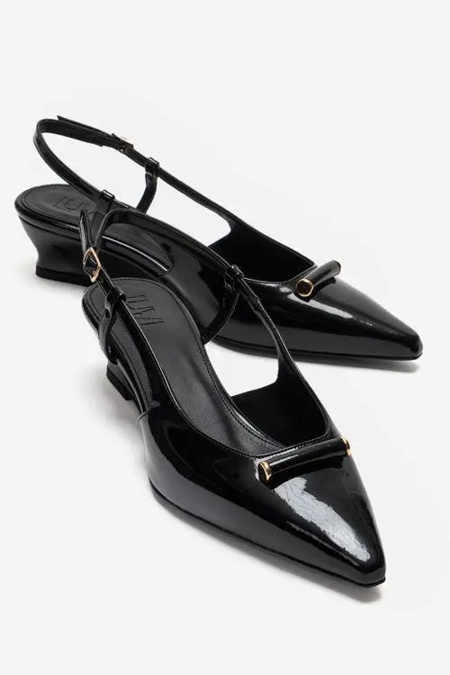 PROLOGUE SHOES Vhea Slingback Pump - Black