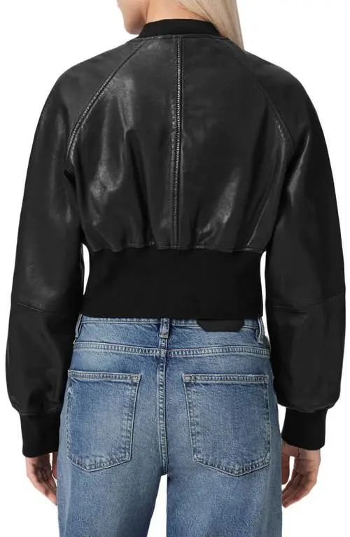 ALLSAINTS Suri Leather Bomber Jacket