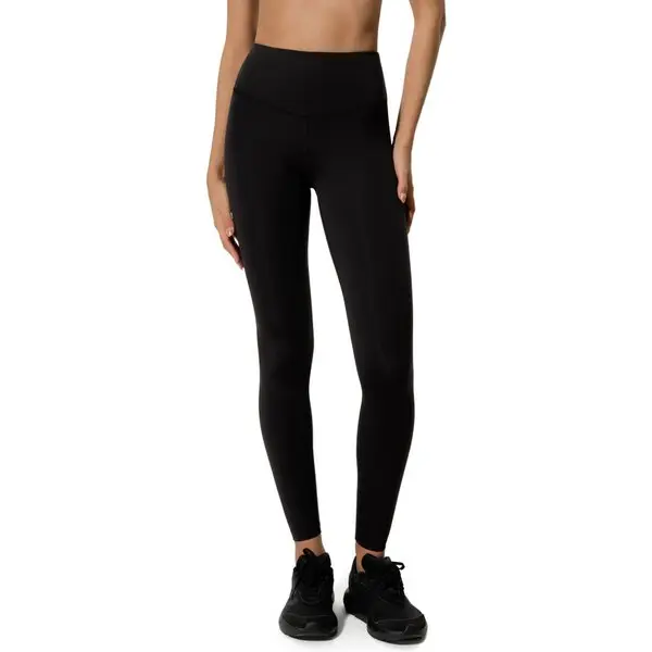 Lilysilk Silk Contour High Rise Soft Ease Leggins - Black