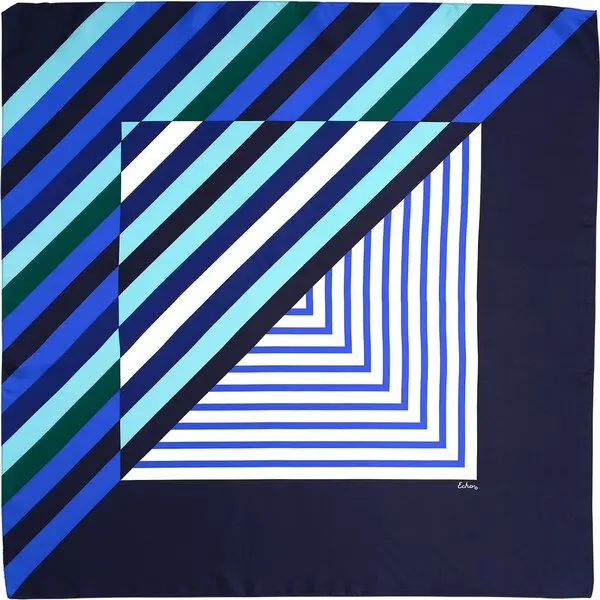 Echo Super Stripe Square - Navy
