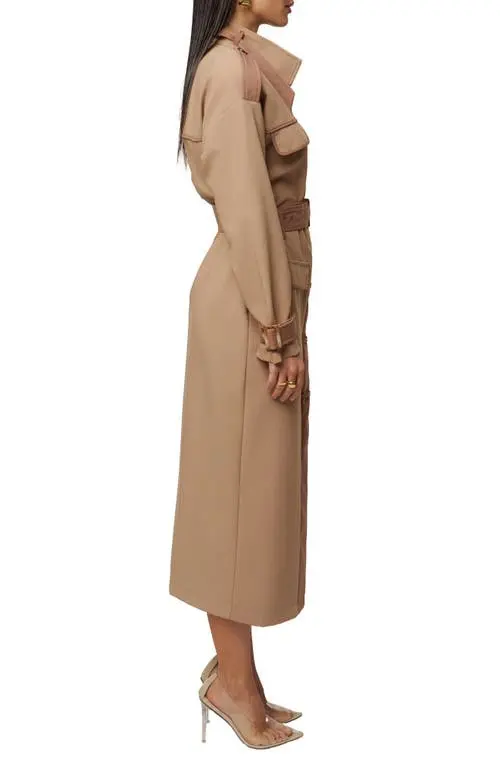 JLUXLABEL Icon Belted Midi Dress