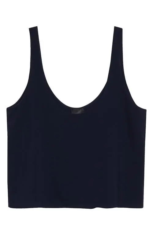 LESET Ari Scoop Crop Tank - Midnight