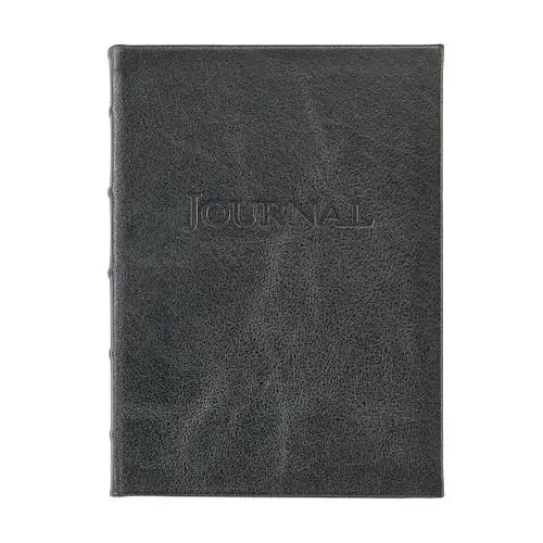 GRAPHIC IMAGE 9" Leather Hardcover Journal - Oynx
