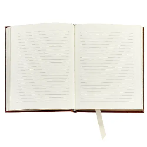 GRAPHIC IMAGE 9" Leather Hardcover Journal - Oynx