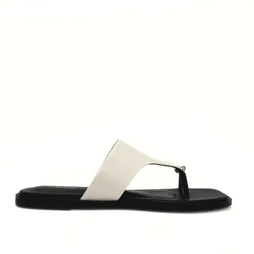 AMIE RAFA Cece Thong Sandals - Bone